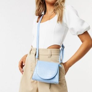 ASOS | Bags | Cross Body Bag In Light Blue | Poshmark